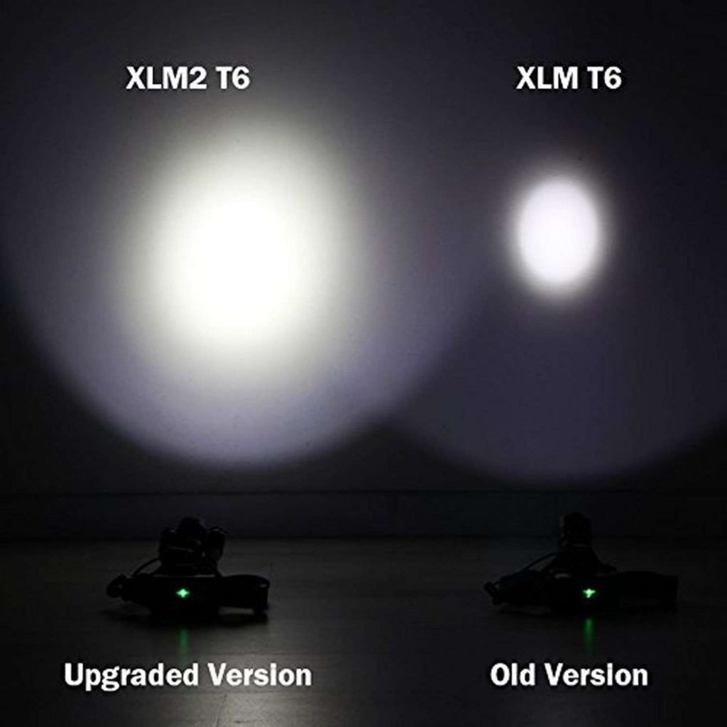 Innogear 5000 Lumen Bright Headlight Headlamp Flashlight Torch 3 Cree ...