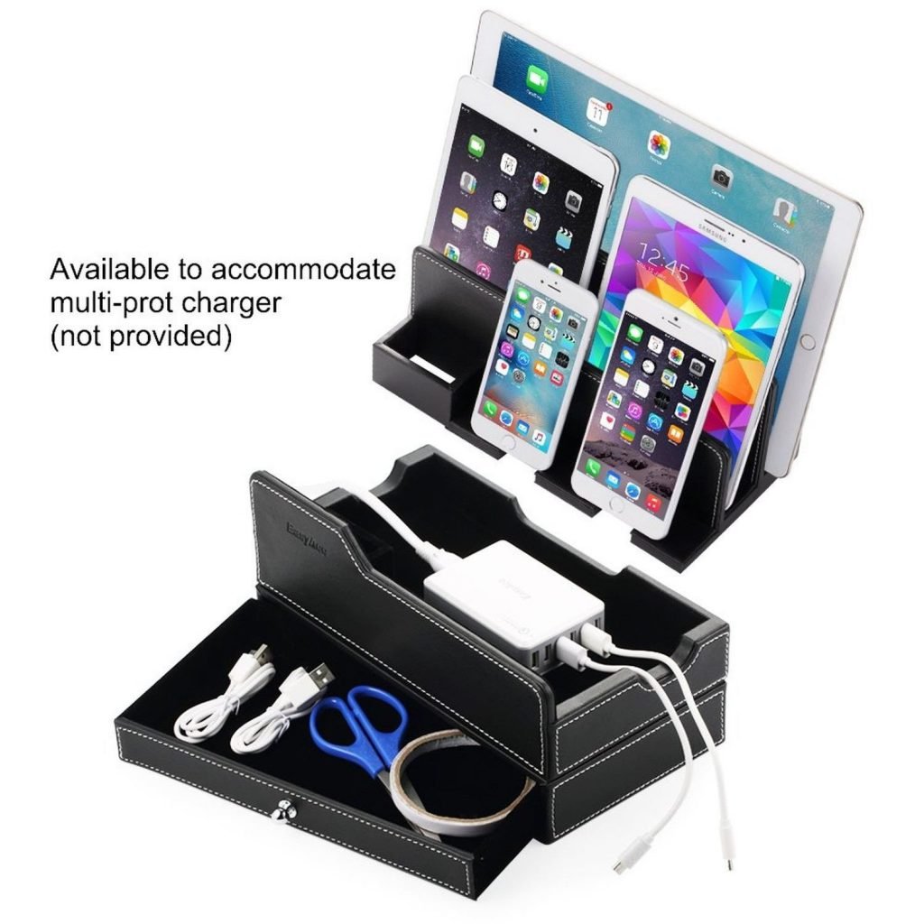 Easyacc Double-Deck Multi-Device Charging Organization Station Dock ...