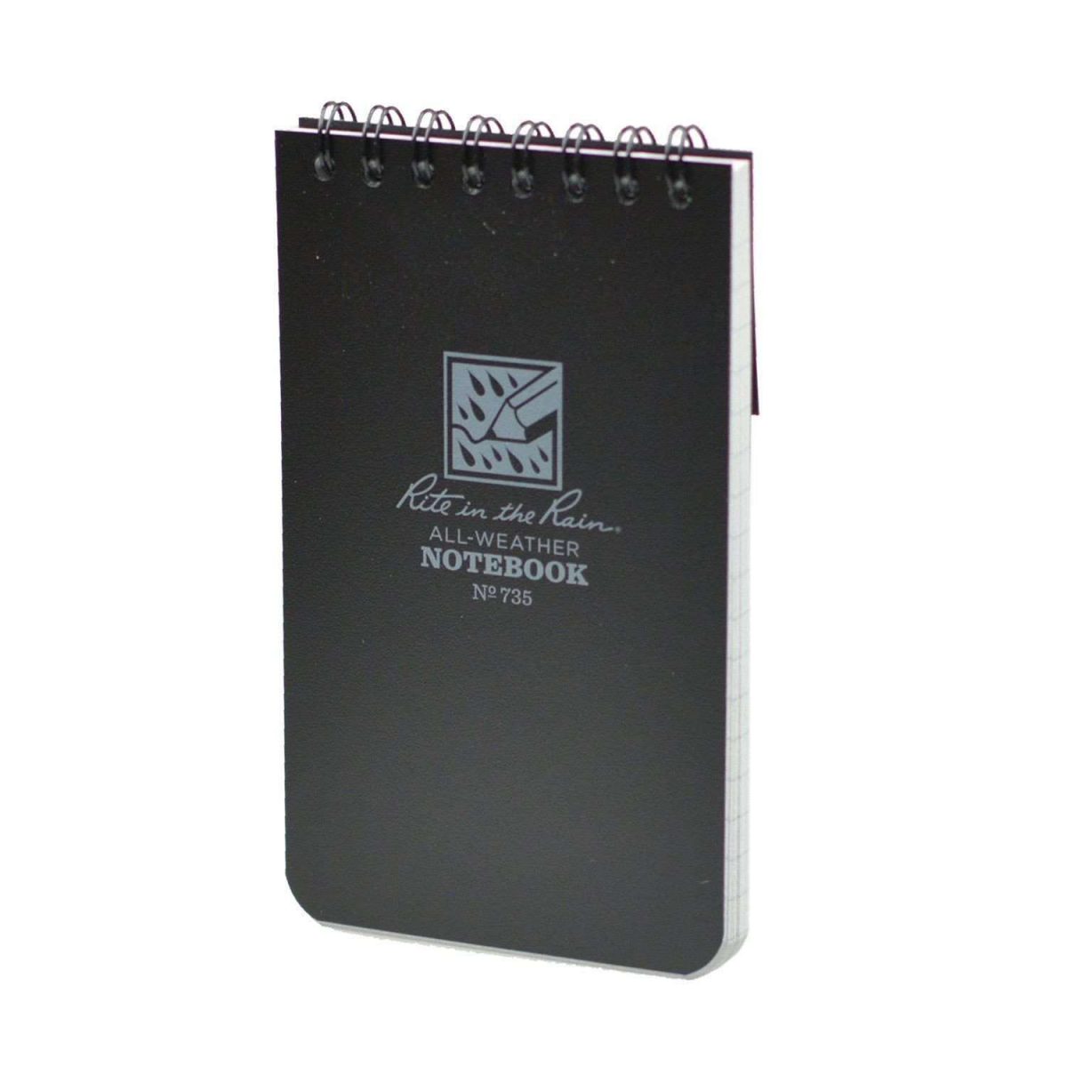 3X5 Blk Spiral Notebook - Swiftsly