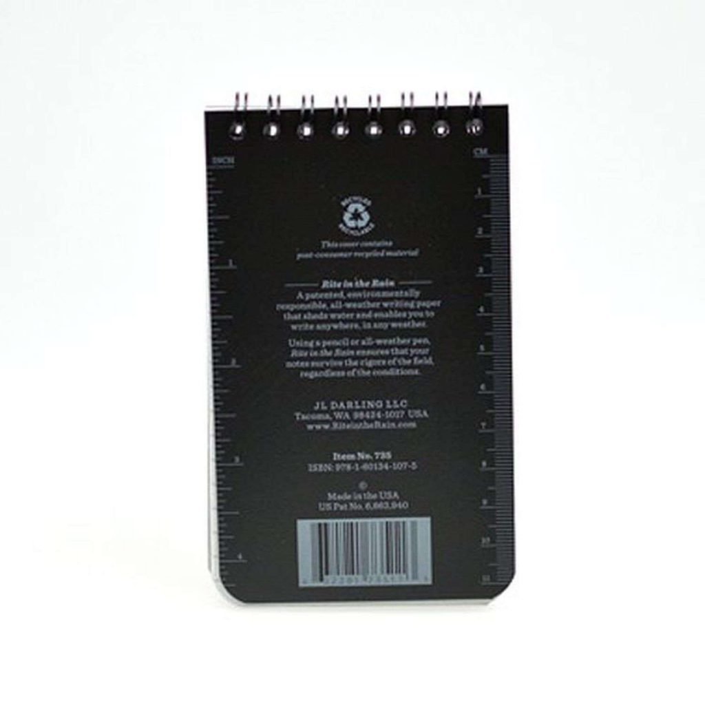 3X5 Blk Spiral Notebook - Swiftsly
