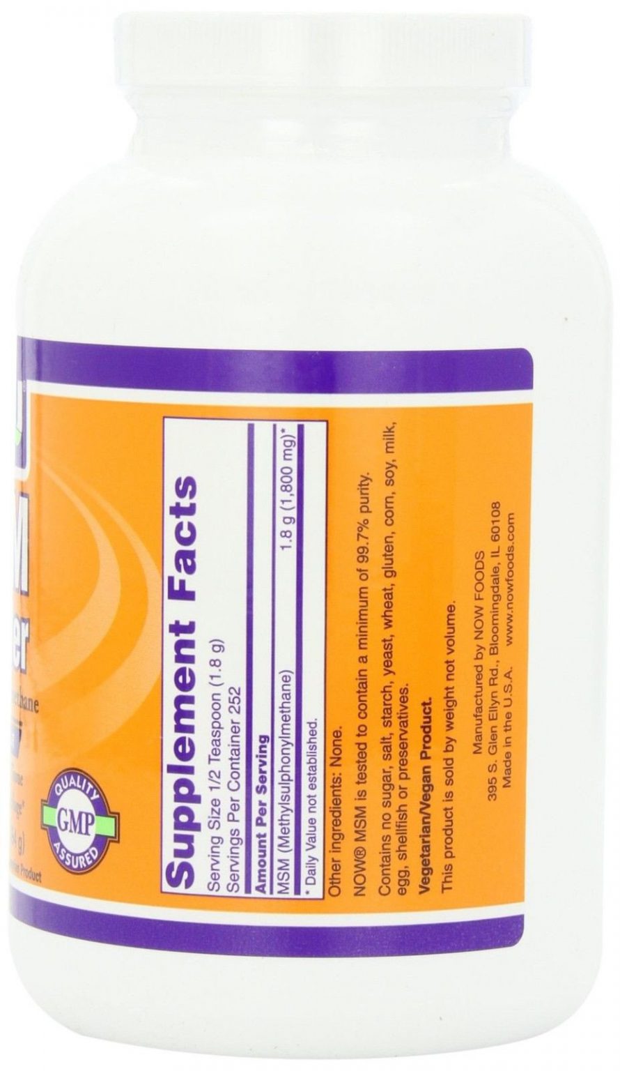 Now Foods Msm Pure Powder 1-Pound 1 Pound – Swiftsly