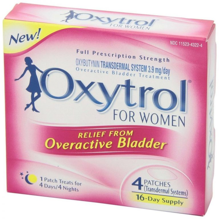 Oxytrol For Women Overactive Bladder Transdermal Patch 4 Count - Swiftsly