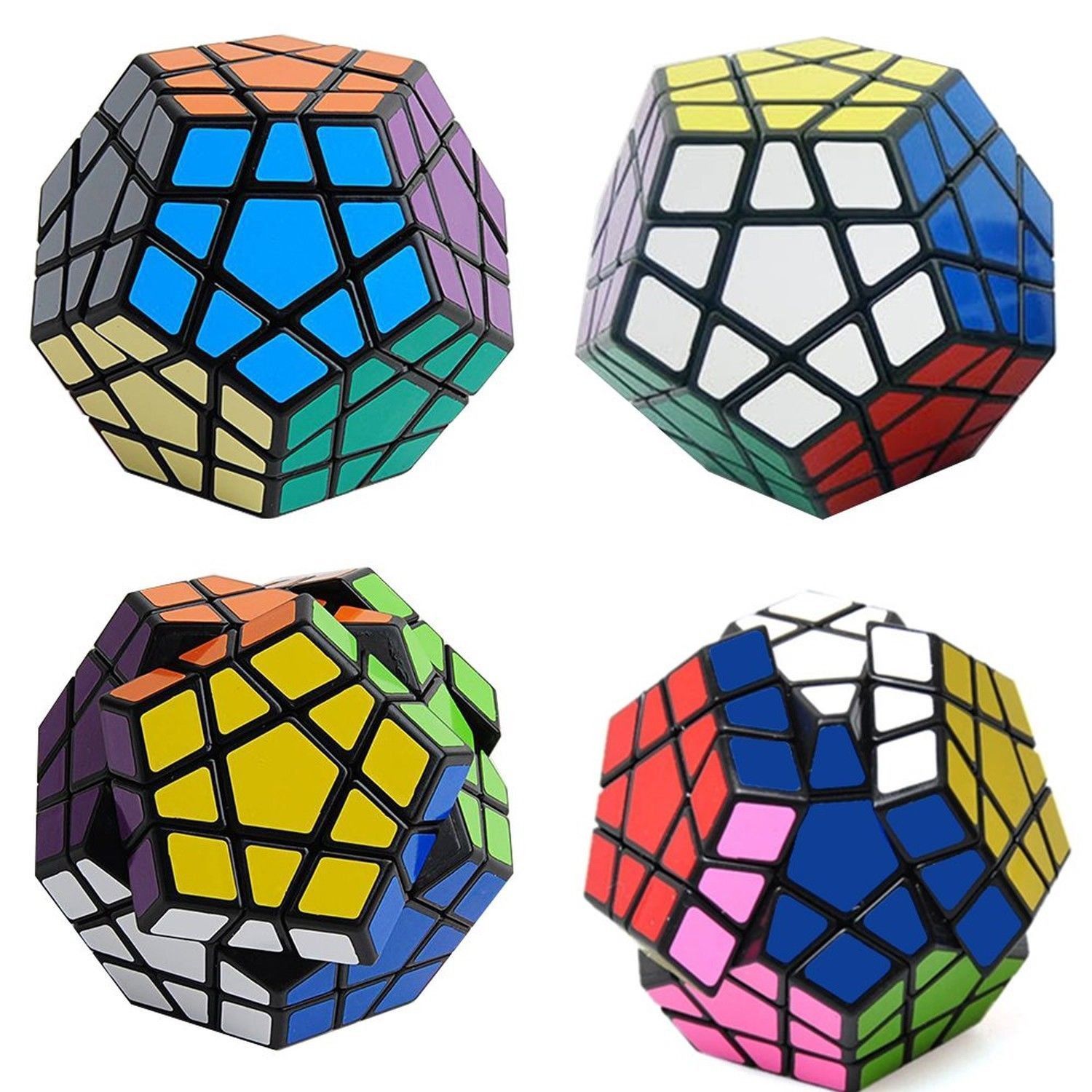 3 Pack Populer Magic Cube Puzzle Included Pyraminx Speedcubing Black