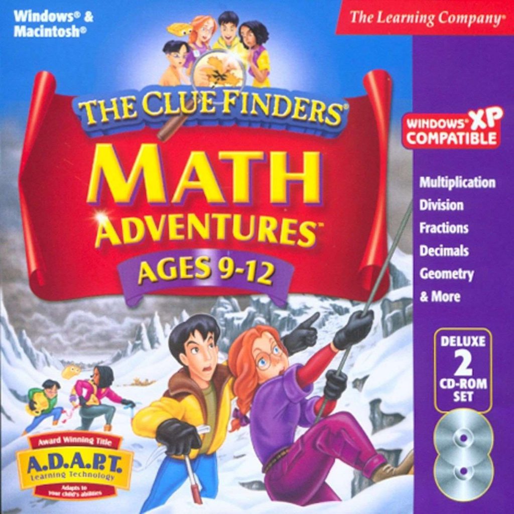 Cluefinders Math Adventures Ages 9-12 Deluxe - Swiftsly