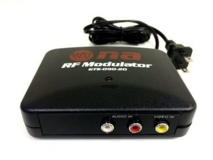 Rf Modulator Tv Switch Audio Video Rca Ant Input To F Type Coax Output ...