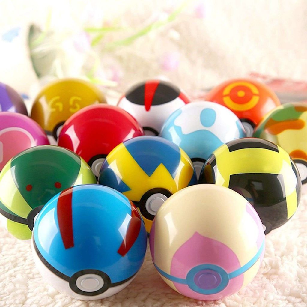 9 Pieces Plastic Super Anime Figures Balls For Pokemon Kids Toys Balls ...