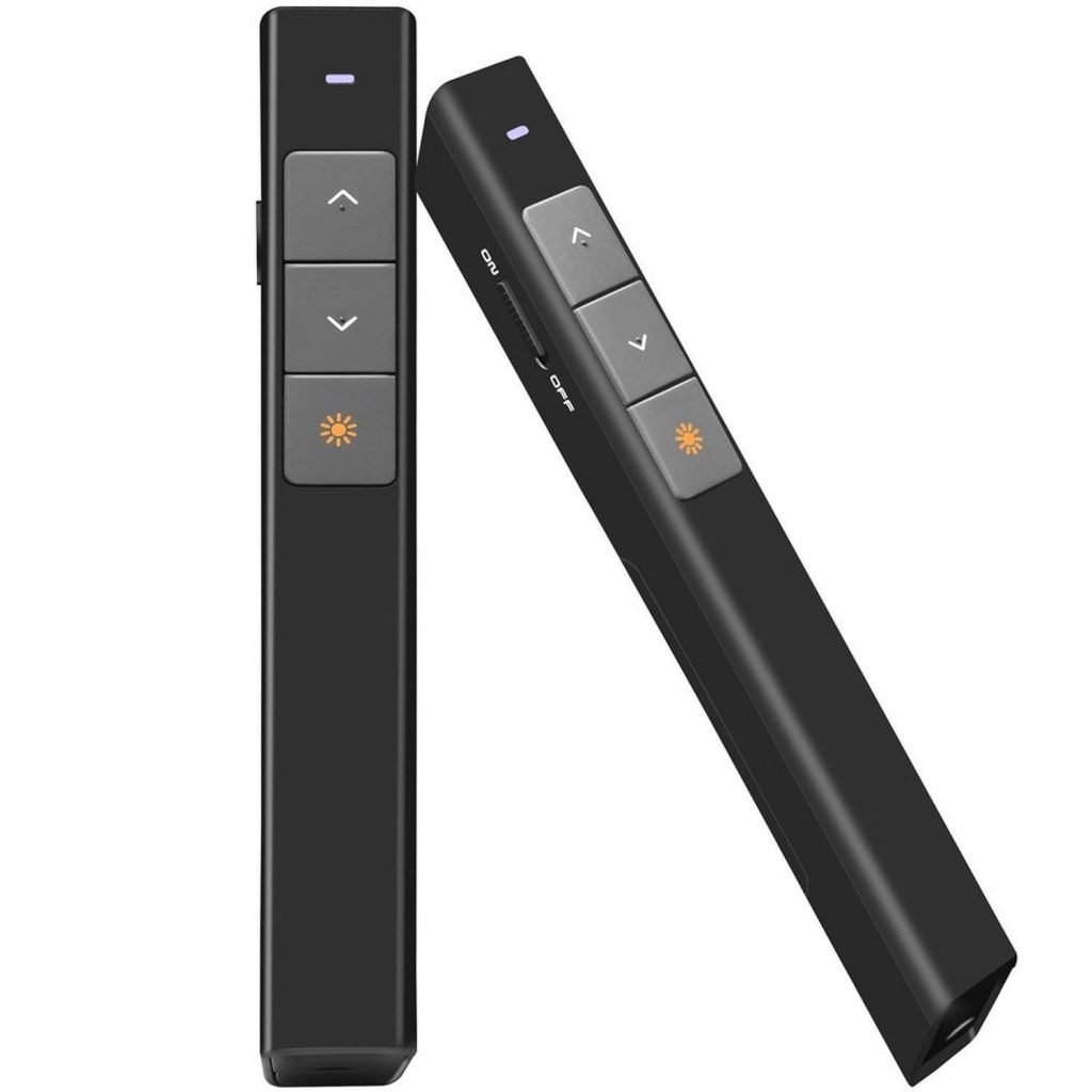 Dinofire Wireless Presenter Rf 2.4Ghz Powerpoint Clicker Presentation Remote .. - Swiftsly