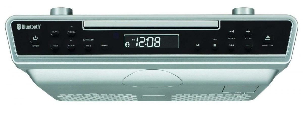 Sylvania Skcr2713 Under Counter Cd Player With Radio And Bluetooth ...