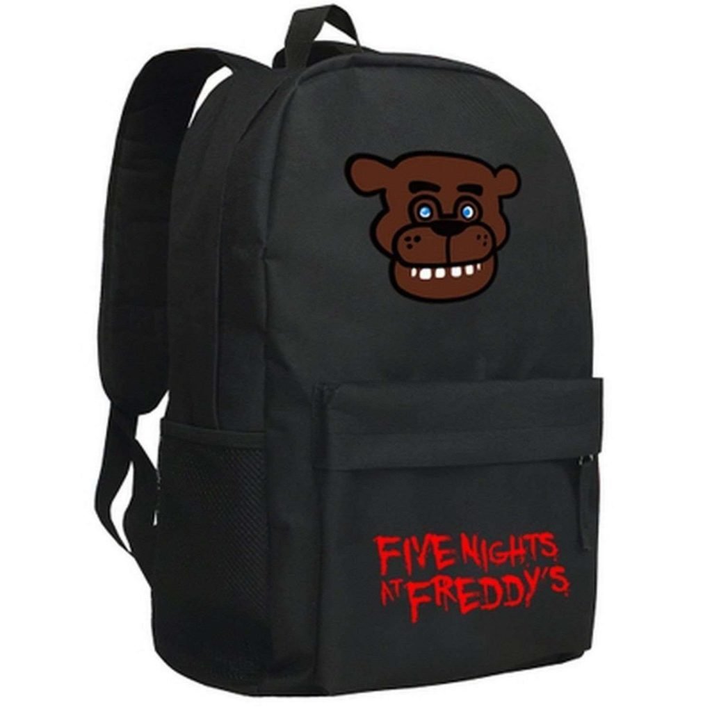 Five Nights At Freddy's Freddy Fazbear Boys Girls School Backpack Black ...