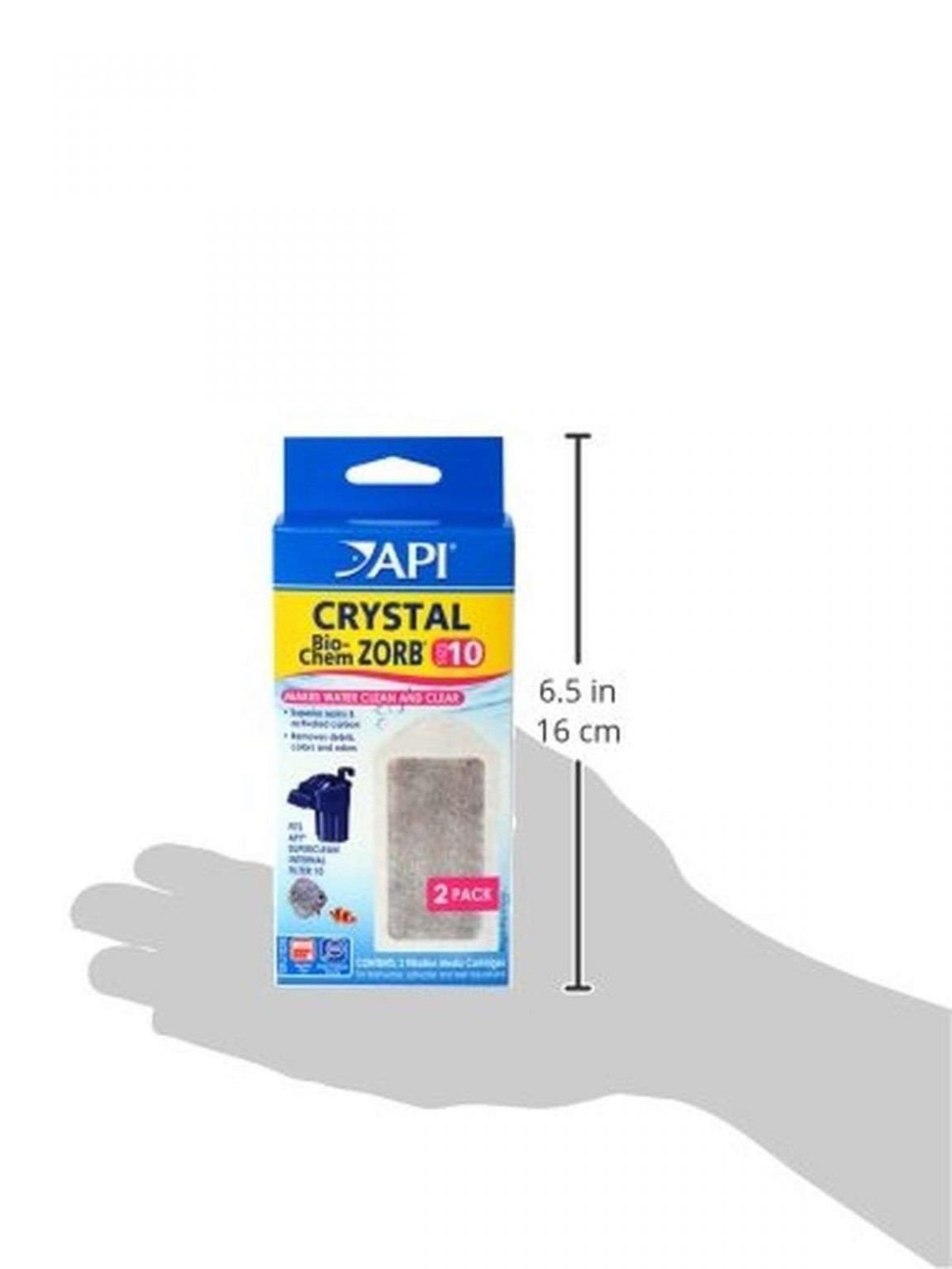 Api 2 Count Crystal Bio-Chem Zorb Internal Filter Cartridge – Swiftsly