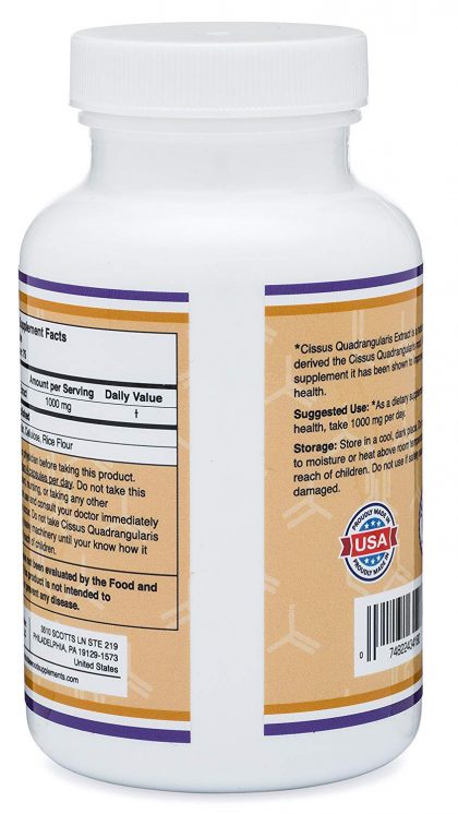 Cissus Quadrangularis Super Extract, 150 Capsules, Made In The USA ...