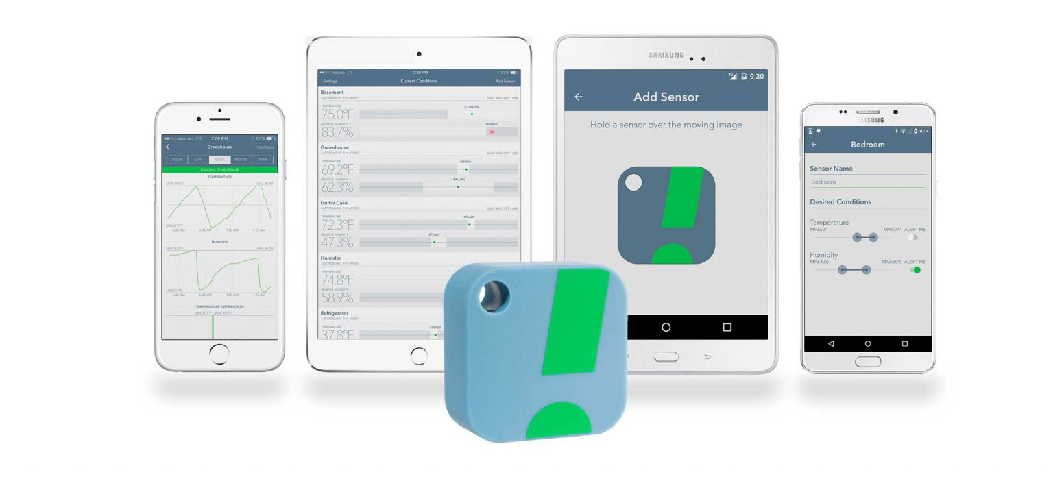 SensorPush Wireless Thermometer/Hygrometer For IPhone/Android ...