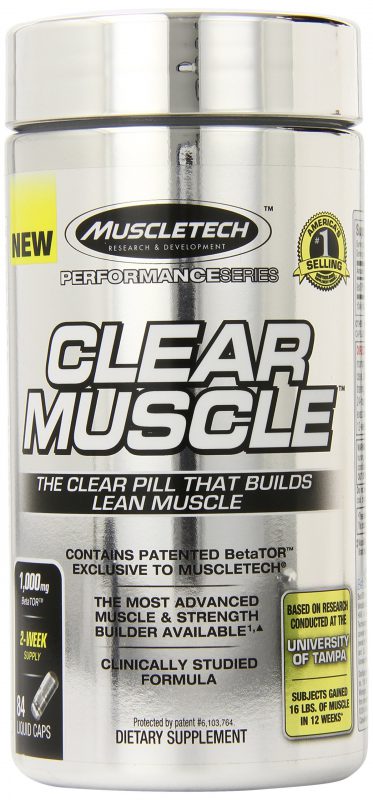 MuscleTech Clear Muscle, Advanced Muscle And Strength Building Formula ...