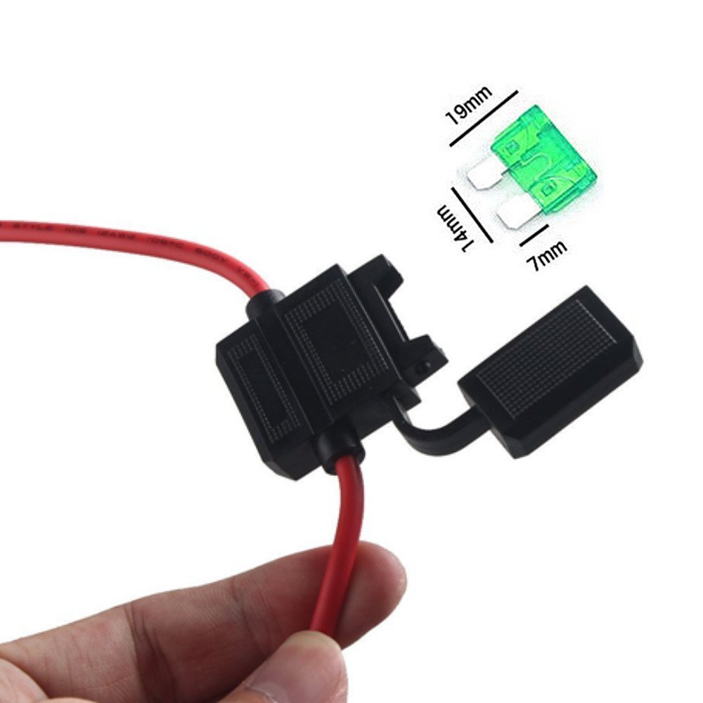 15 A Atc Fuse 3-Pack 14 Gauge Inline Mini ATC/ATO Blade Fuse Holders ...