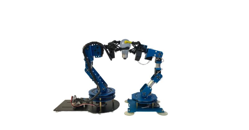 LewanSoul Robotic Arm Kit 6DOF Programming Robot Arm With Handle PC ...
