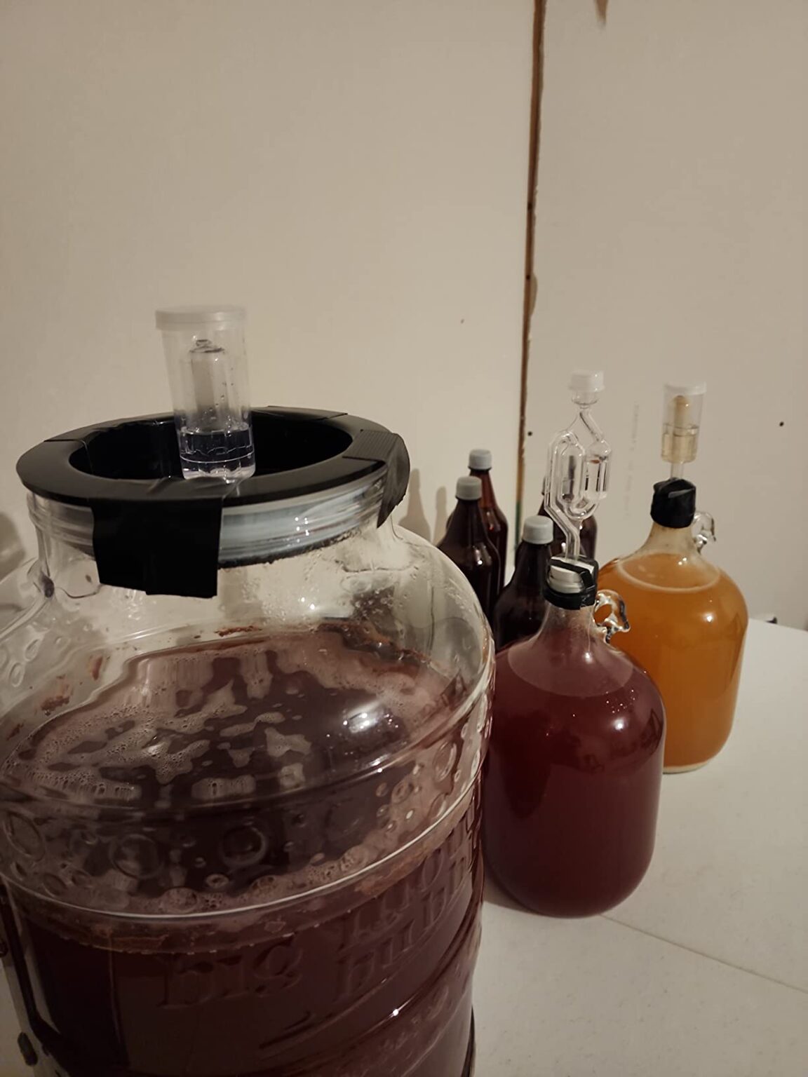 Big Mouth Bubbler® EVO - 5 Gallon Wide Mouth Glass Carboy Fermentor - Swiftsly