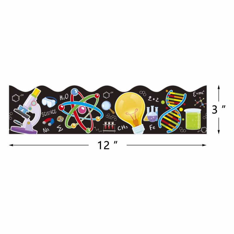 72 Feet Science Bulletin Board Borders Science Lab Border For Classroom ...