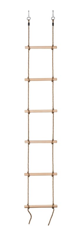 Swingan - 6 Steps Gymnastic Climbing Rope Ladder - Fully Assembled ...