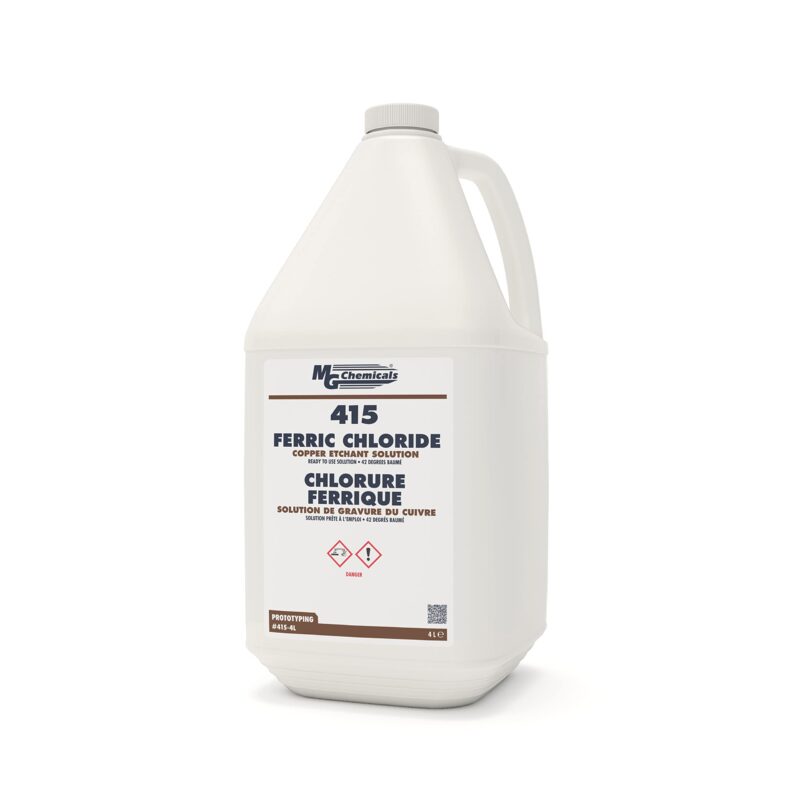 MG Chemicals - 415-4L Ferric Chloride Copper Etchant Solution, 4L ...