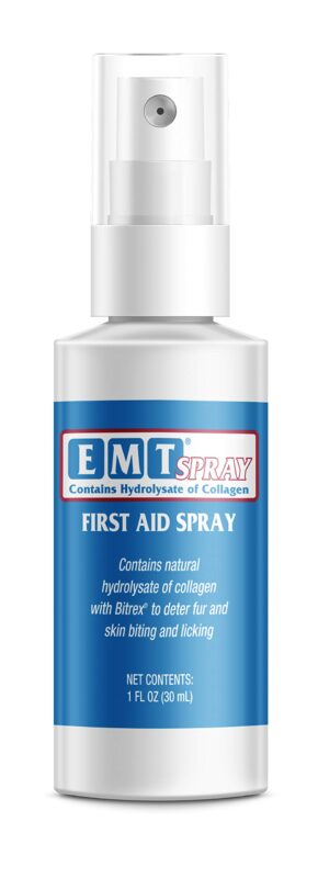 PetAg EMT First Aid Spray For Dogs - Contains Hydrolyzed Collagen With ...