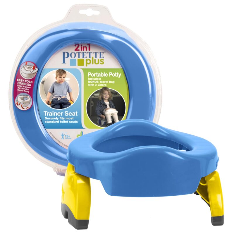 Kalencom Potette Plus 2-in-1 Travel Potty And Trainer Seat - Dual ...