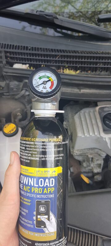 AC Pro Car Air Conditioner Synthetic R134A Refrigerant, AC Recharge Kit ...