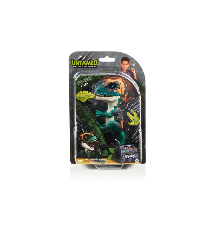 Untamed Raptor By Fingerlings - Fury (Blue) - Interactive Collectible ...