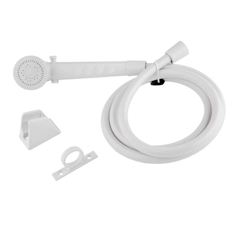 Dura Faucet DF-SA130-WT RV Economical Shower Head And 60-inch Hose Kit ...