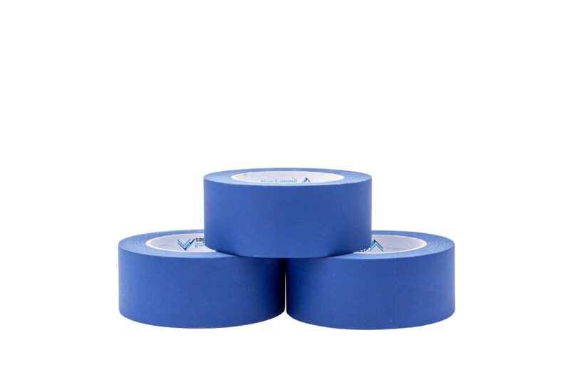 3 Pack 1.88 Inch Blue Painters Tape, Medium Adhesive That Sticks Well ...