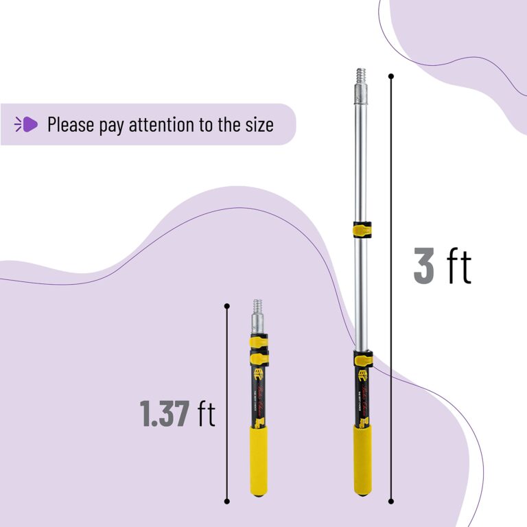 Bates- Extension Pole, 1.4 To 3 Ft Pole, Telescoping Pole, Paint Pole ...