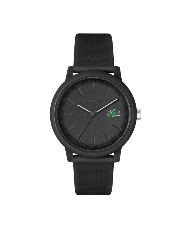 Lacoste 12.12 Men's Classic Water Resistant Quartz Watch Black - Swiftsly