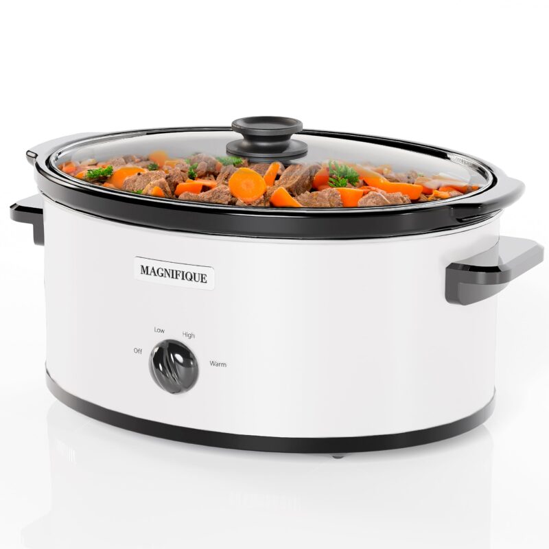 [NEW] MAGNIFIQUE Oval Digital Slow Cooker With Keep Warm Setting ...