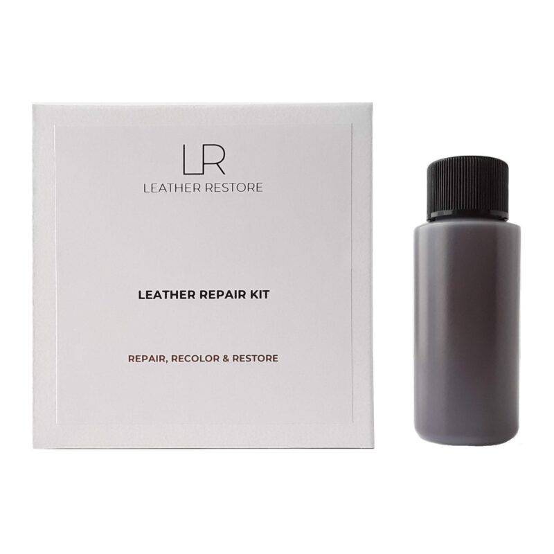 Leather And Vinyl Repair Kit With Ready To Use Color, Dark Brown ...
