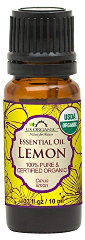 US Organic 100% Pure Lemon Essential Oil - USDA Certified Organic, Cold ...