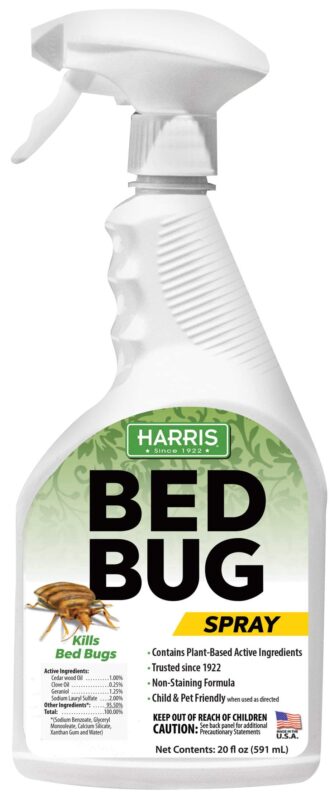 Harris Green Label Bed Bug Killer, Fast Acting 20oz Spray 20 Fl. Oz ...