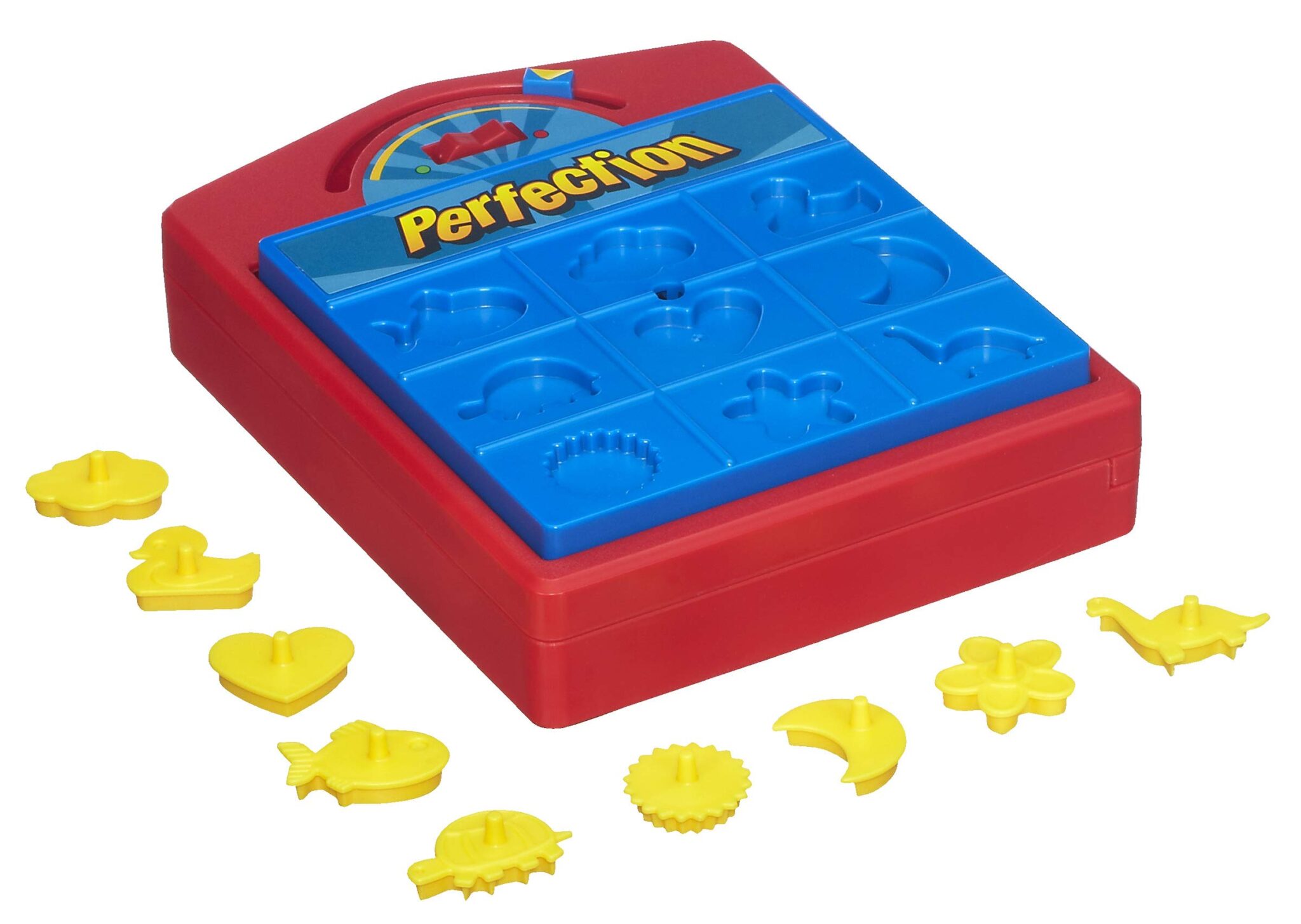 Hasbro Gaming Perfection Popping Shapes And Pieces Game For Kids Ages 4 ...