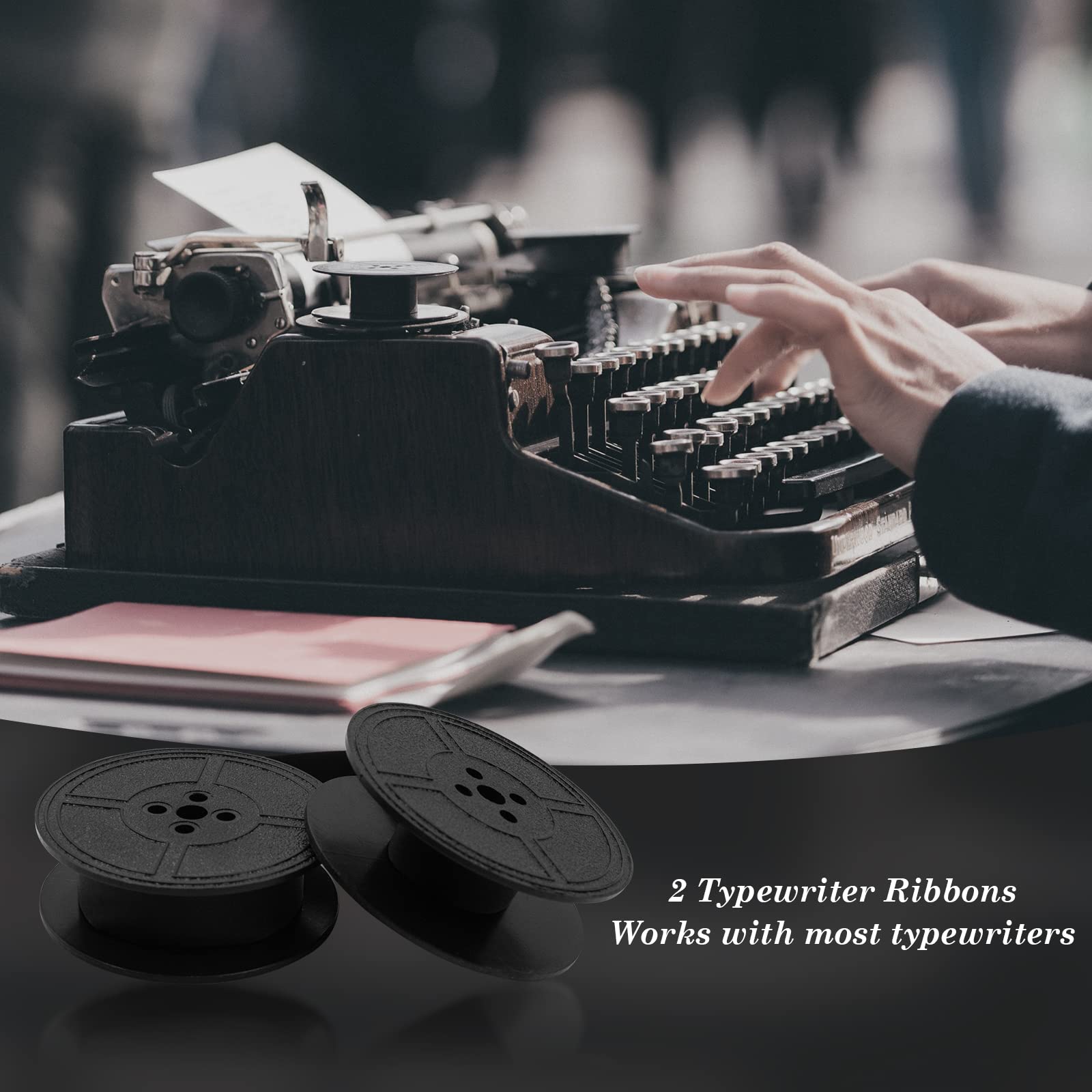Vintage Manual Typewriter Spool Ribbon Black Ink- For Royal - Swiftsly
