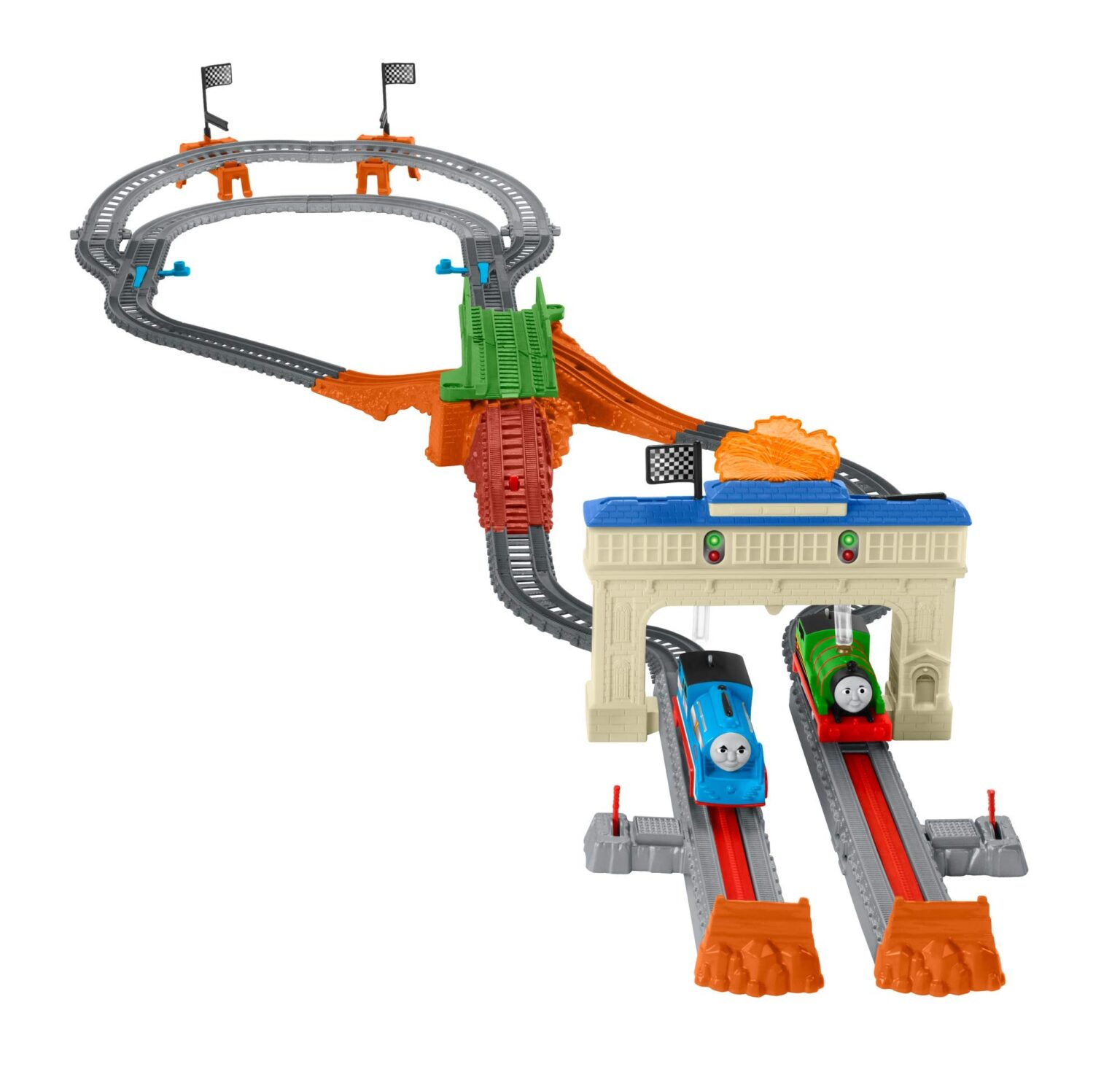 Thomas & Friends TrackMaster, Thomas & Percy's Railway Race Set - Swiftsly