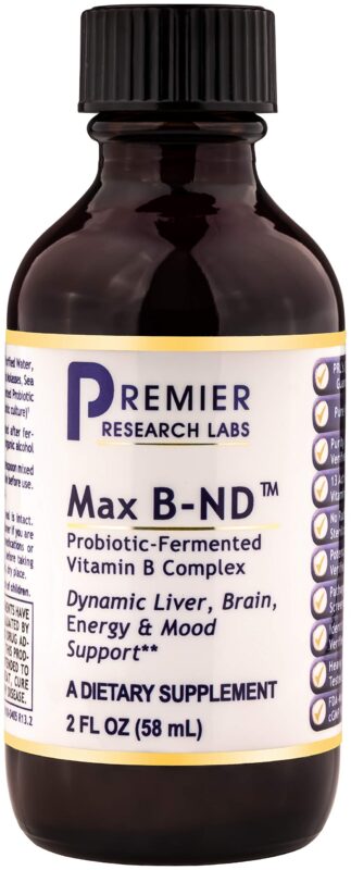 Max B-ND TM, 2 Fl Oz, Vegan Product - Probiotic-Fermented Vitamin B ...