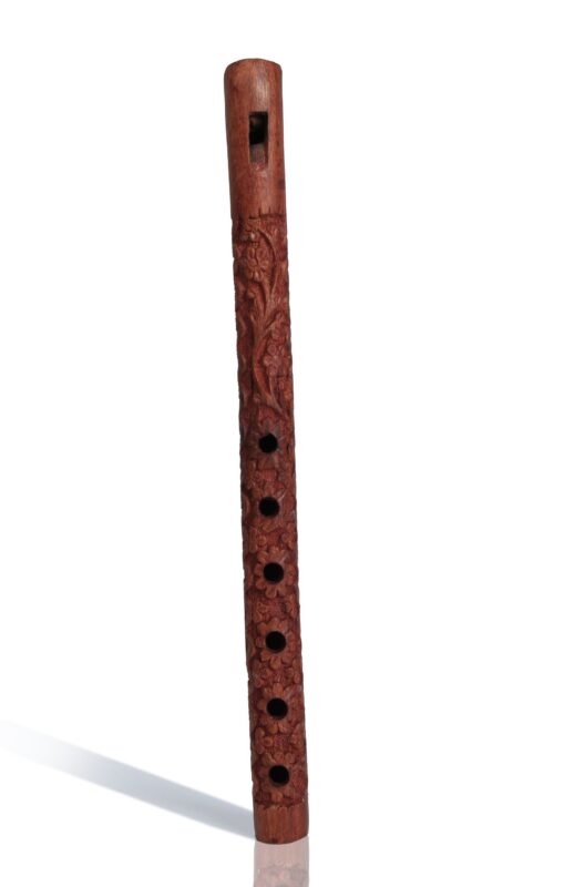 Unique 13" Exotic Hand Carved Authentic Traditional Wooden Flute Great ...