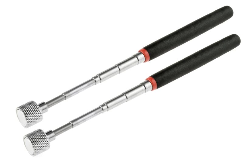 SE 30" Telescopic Magnetic Pick-Up Tools With 15-lb. Pull Capacity (2 ...