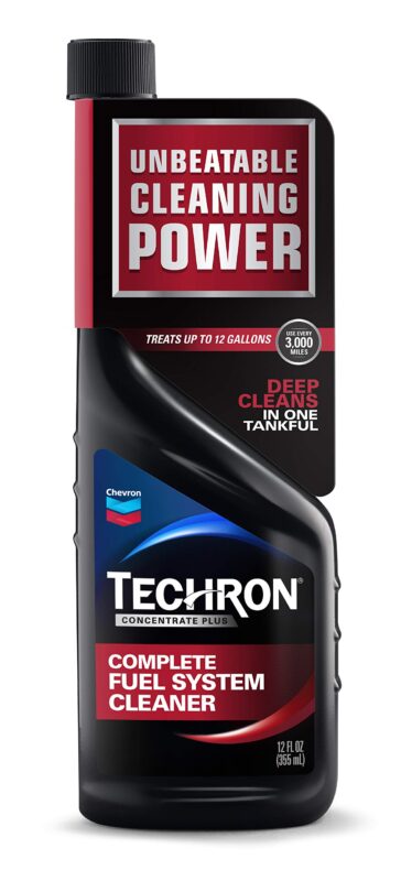 Chevron Techron Concentrate Plus Fuel System Cleaner, 12 Oz, Pack Of 1 ...