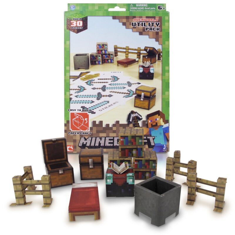 Minecraft Papercraft Utility Pack, Over 30 Pieces - Swiftsly