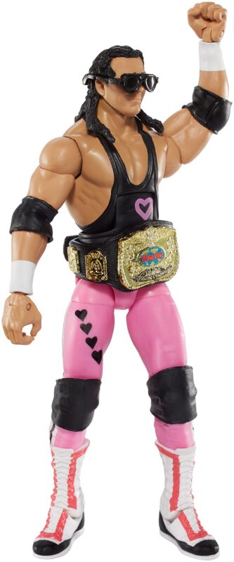 WWE Elite Flashback Hart Foundation Bret Hart Figure - Swiftsly