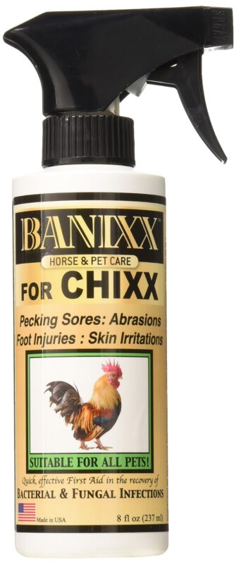 Banixx For Pecking Sores, Bumble Foot, Fowl Pox, Raw Vent Area ...