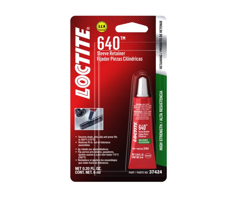 LOCTITE 640 High-Strength Sleeve Retainer, High-Temperature, High ...
