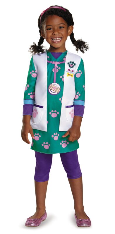 Disguise Doc McStuffins Pet Vet Classic Toddler/Child Costume- Medium ...