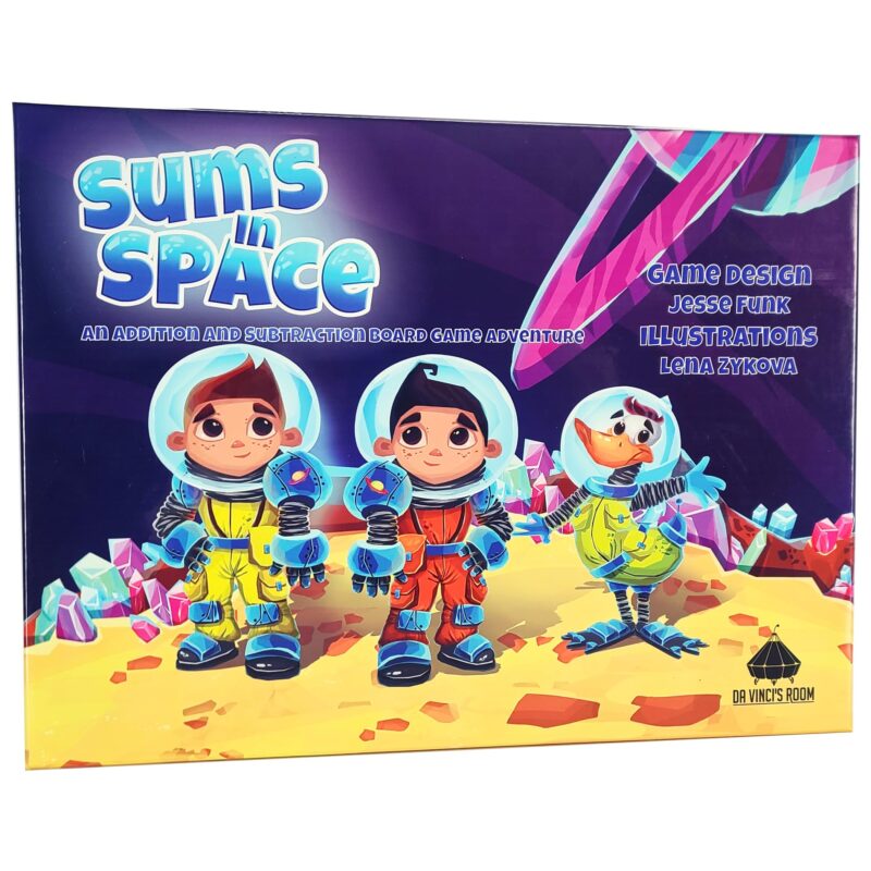 Sums In Space An Addition Subtraction Math Board Game For Kids 5-7 ...
