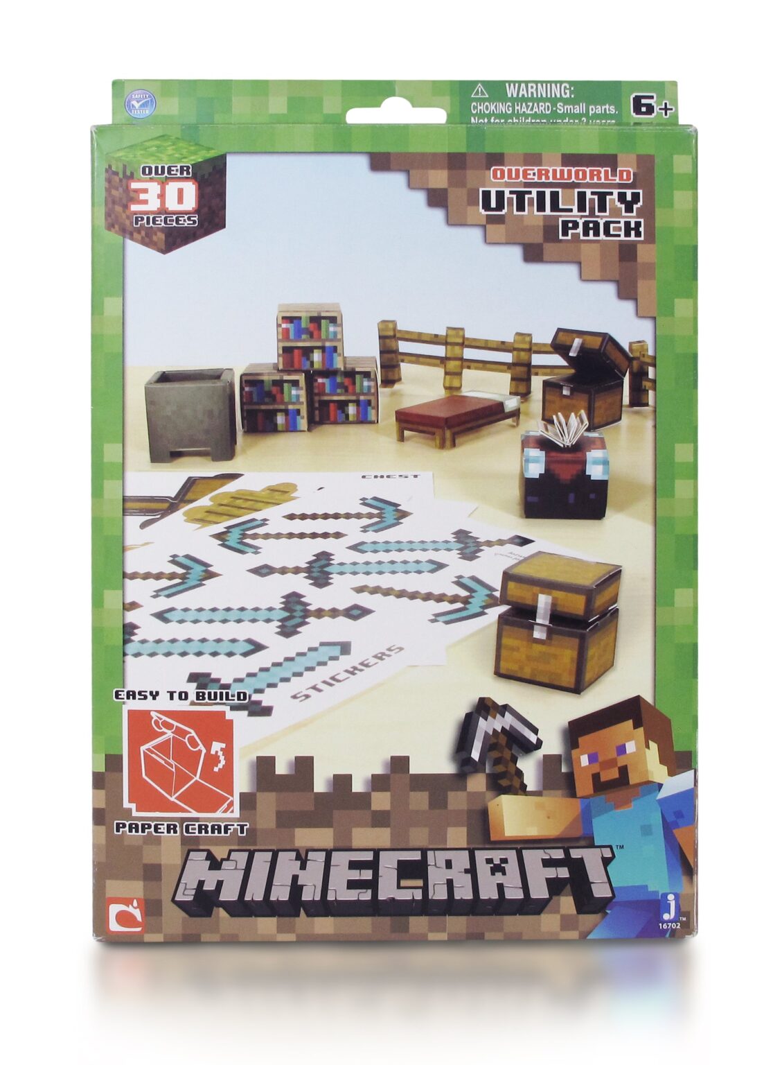 Minecraft Papercraft Utility Pack, Over 30 Pieces - Swiftsly