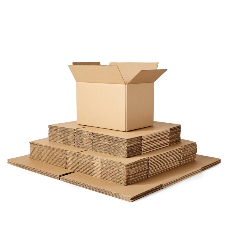 Amazon Basics Cardboard Moving Boxes In Small, Medium, And Large Sizes ...